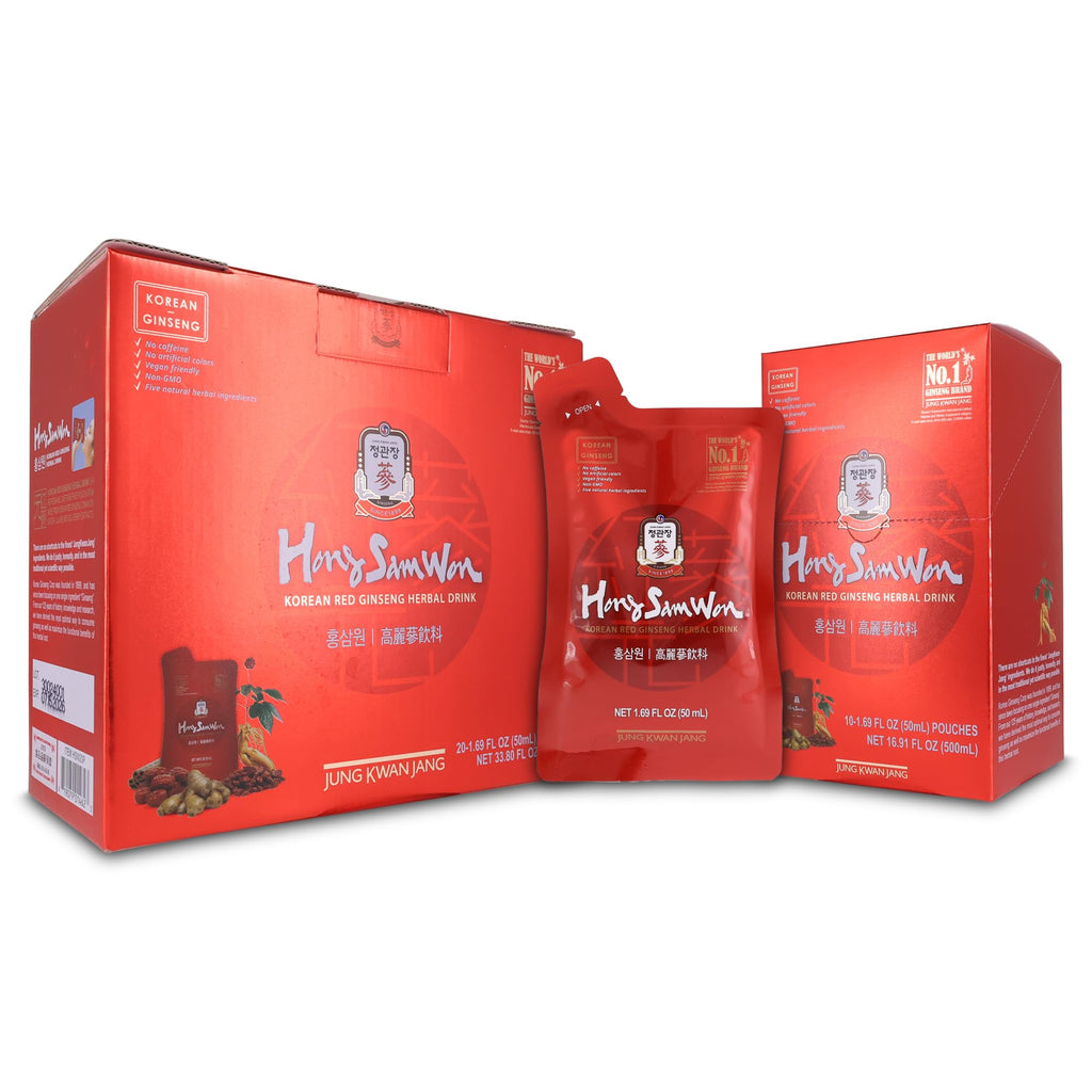 Korean red ginseng herbal drink