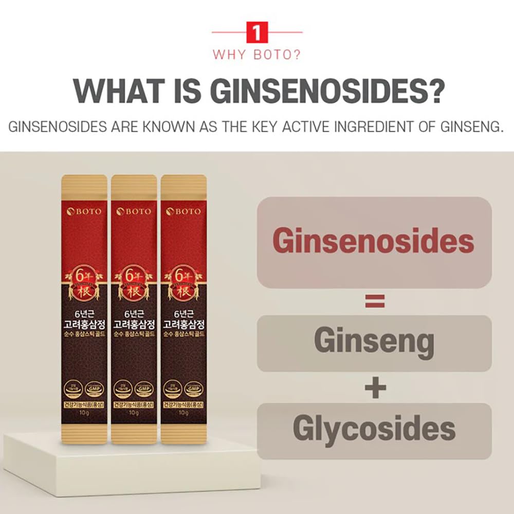 Korean red ginseng sachets for wellness