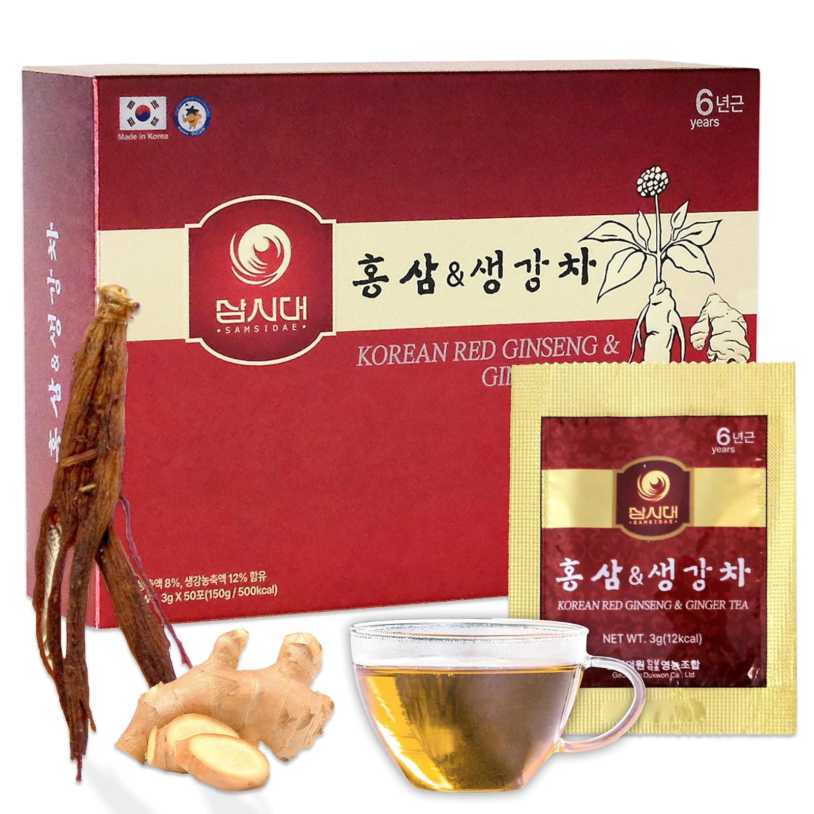 Korean red ginseng tea bags