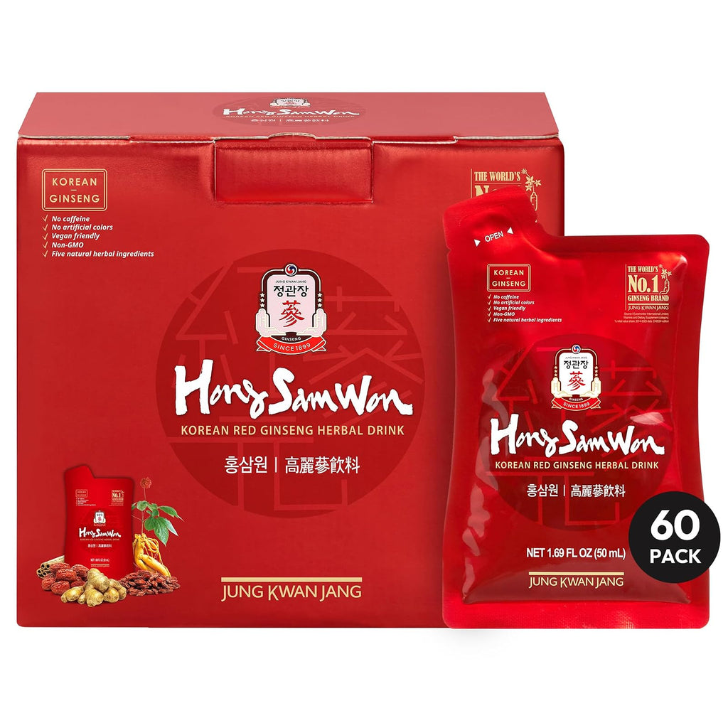 Korean red ginseng tea pouches