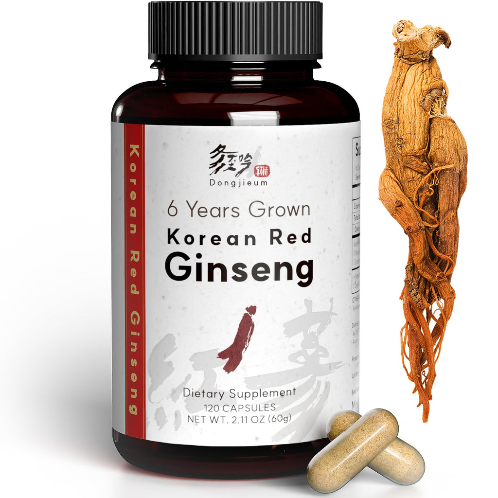 Korean red ginseng vitality capsules