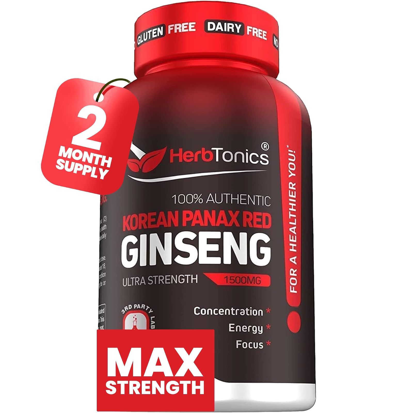 Korean red panax ginseng capsules