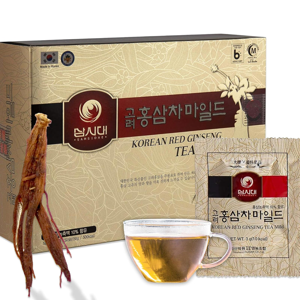 Korean red panax ginseng tea