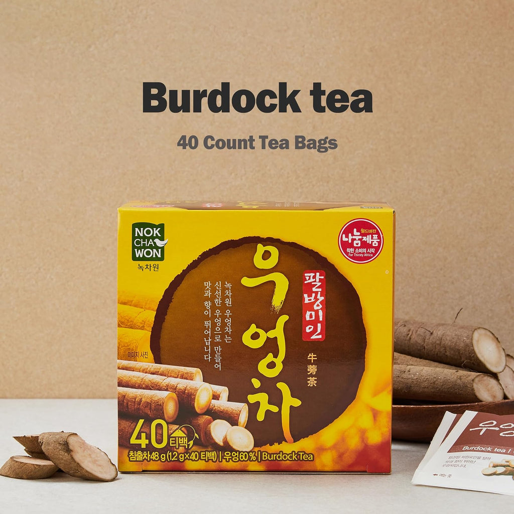 Korean roasted burdock root benefits