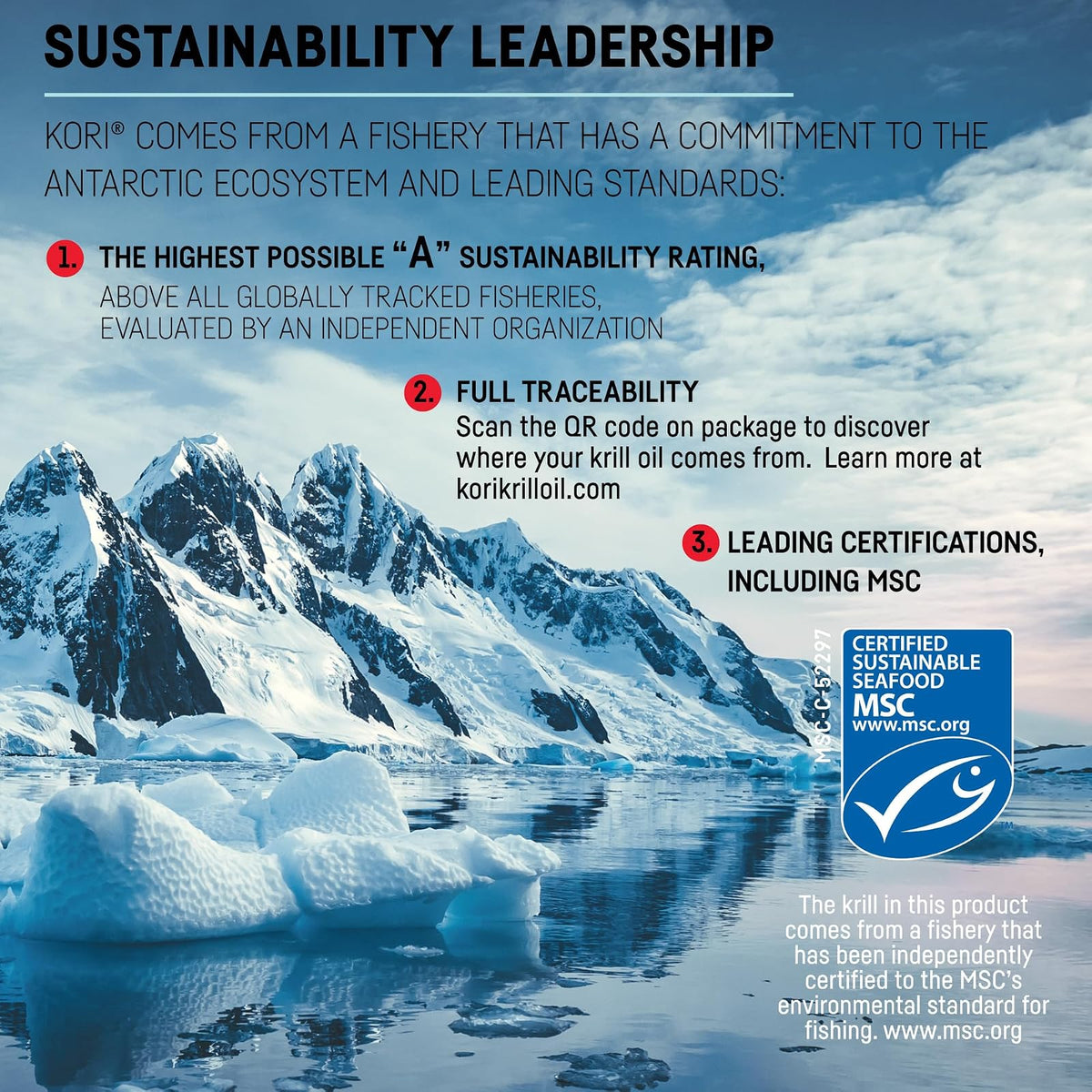 Kori krill oil rich in antioxidants