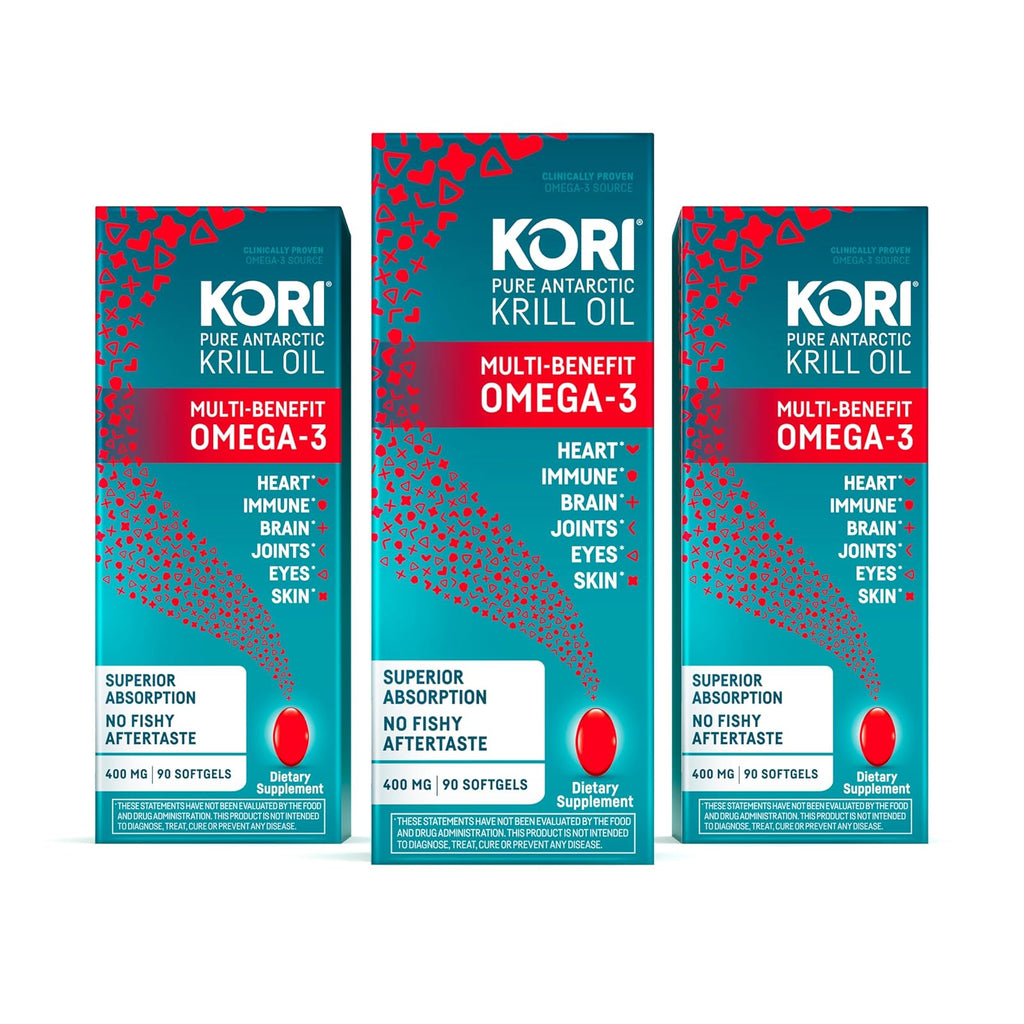 Kori krill oil softgels for heart health