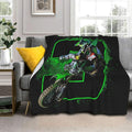 Korlav Eli Tomac flannel throw blanket