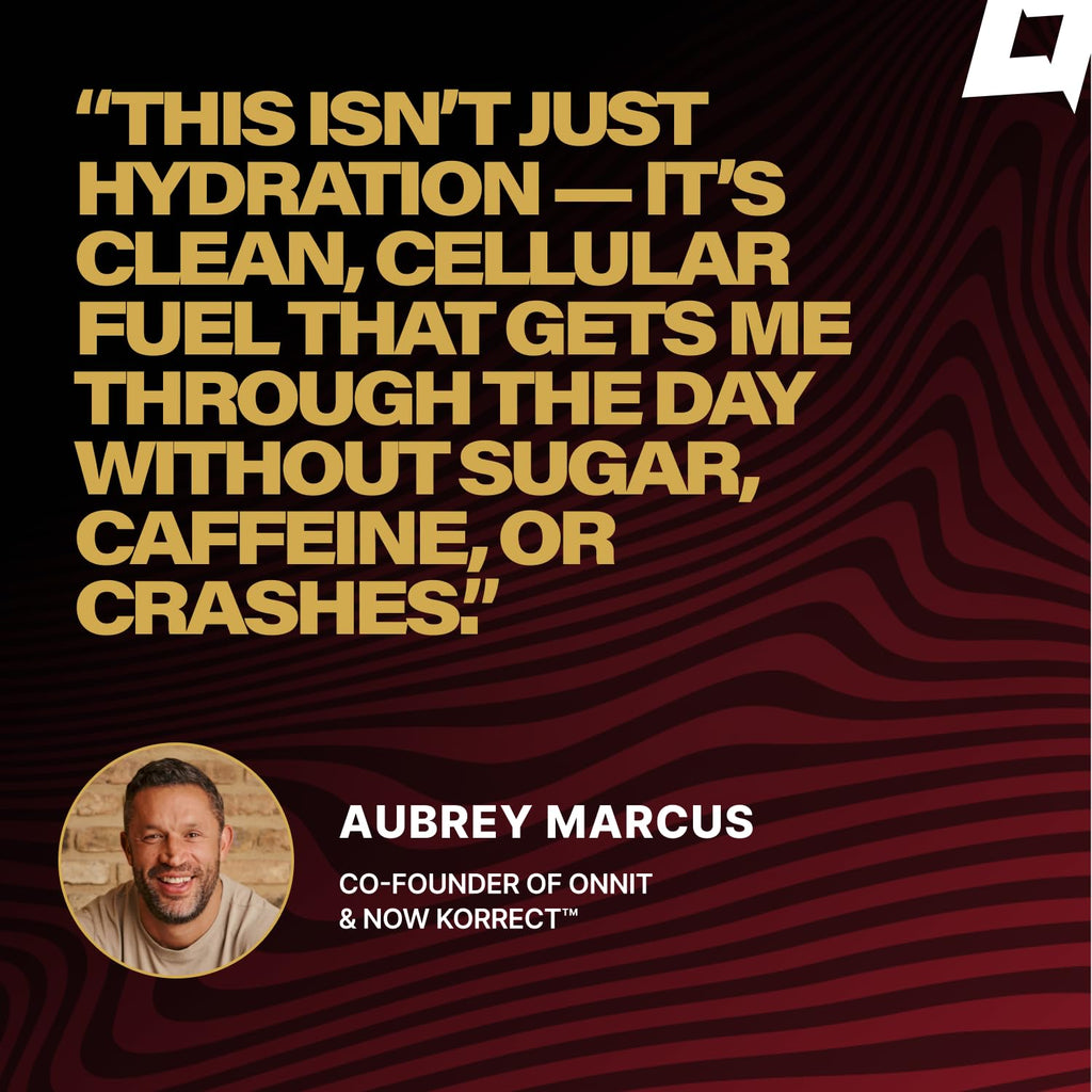 Korrect hydration and energy supplement
