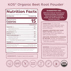 KOS beet root powder 50 servings