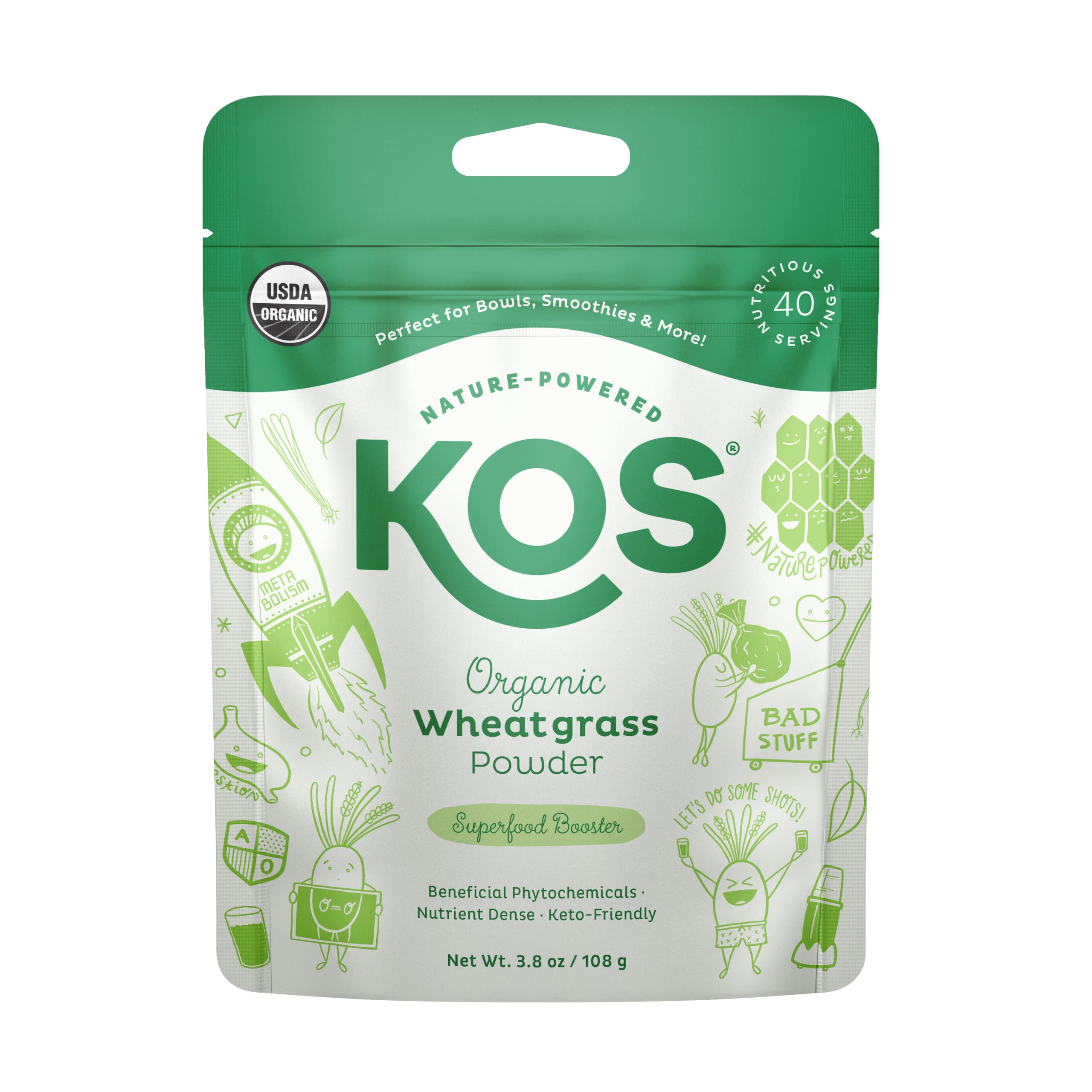 KOS chlorophyll juice powder benefits