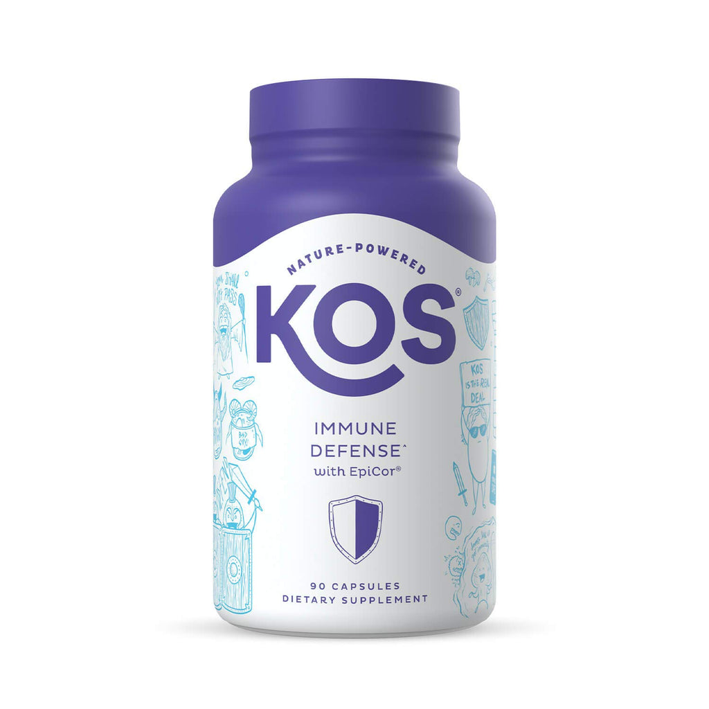 KOS Immune Defense blended vitamin capsules