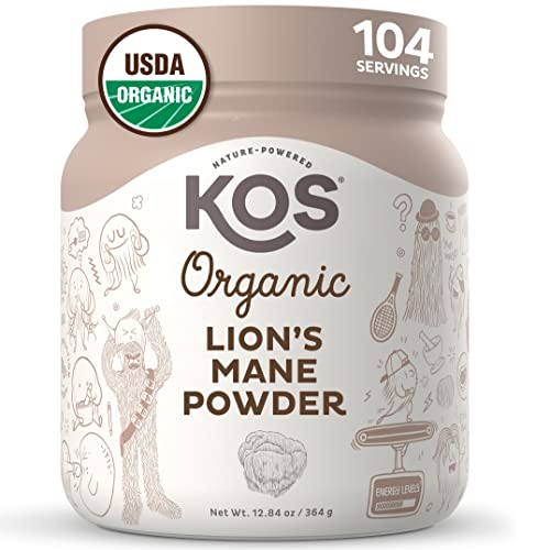 KOS lion's mane powder for brain health