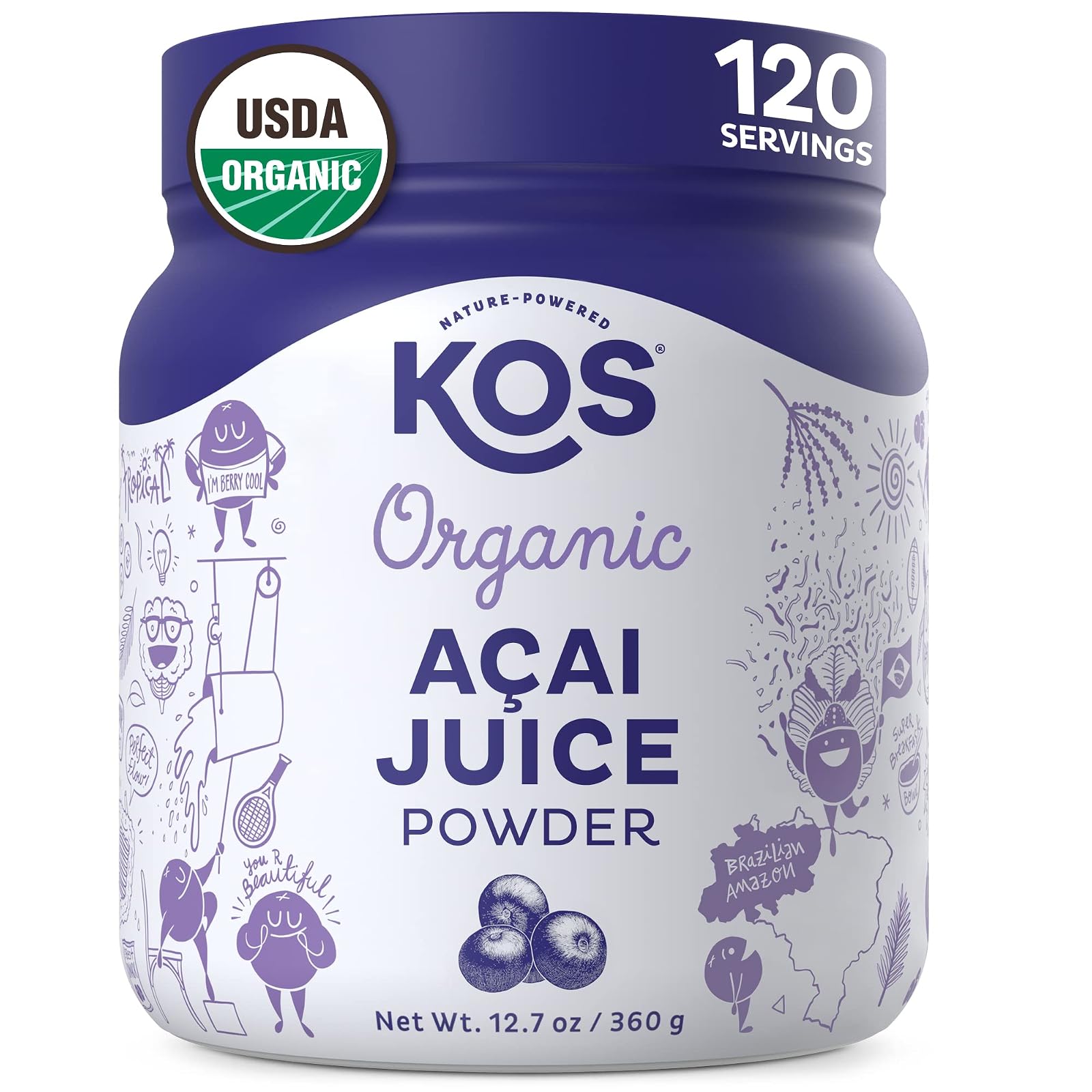 KOS organic acai juice powder benefits