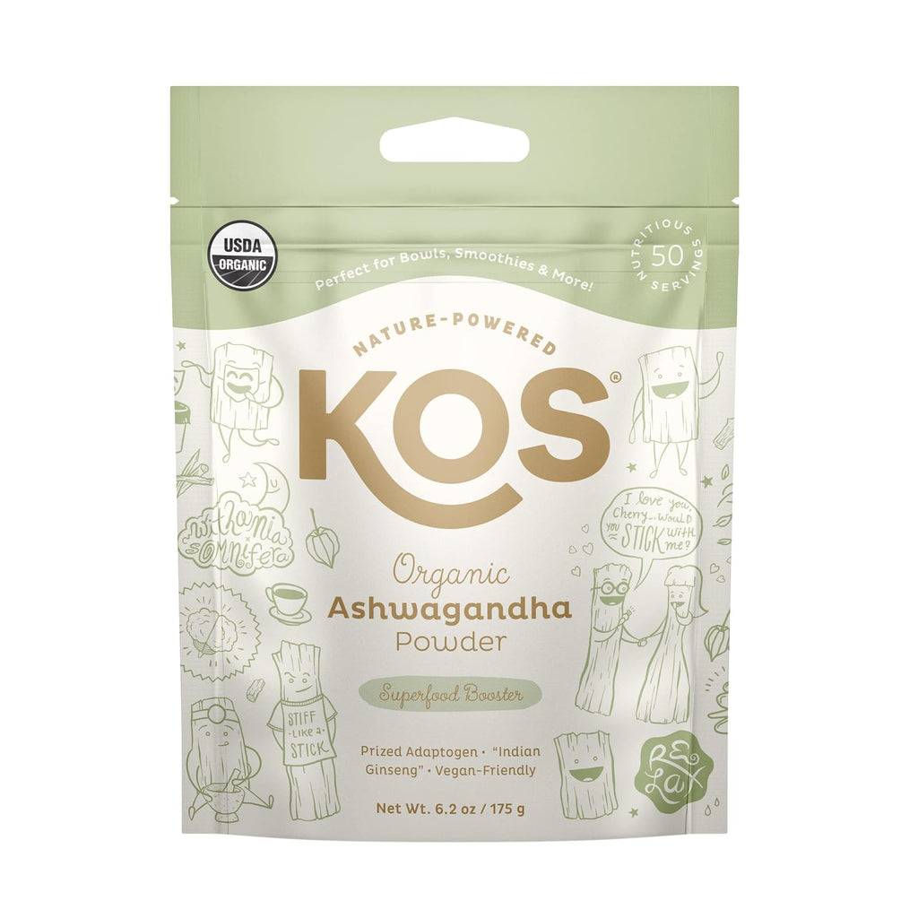 KOS Organic Ashwagandha Powder benefits