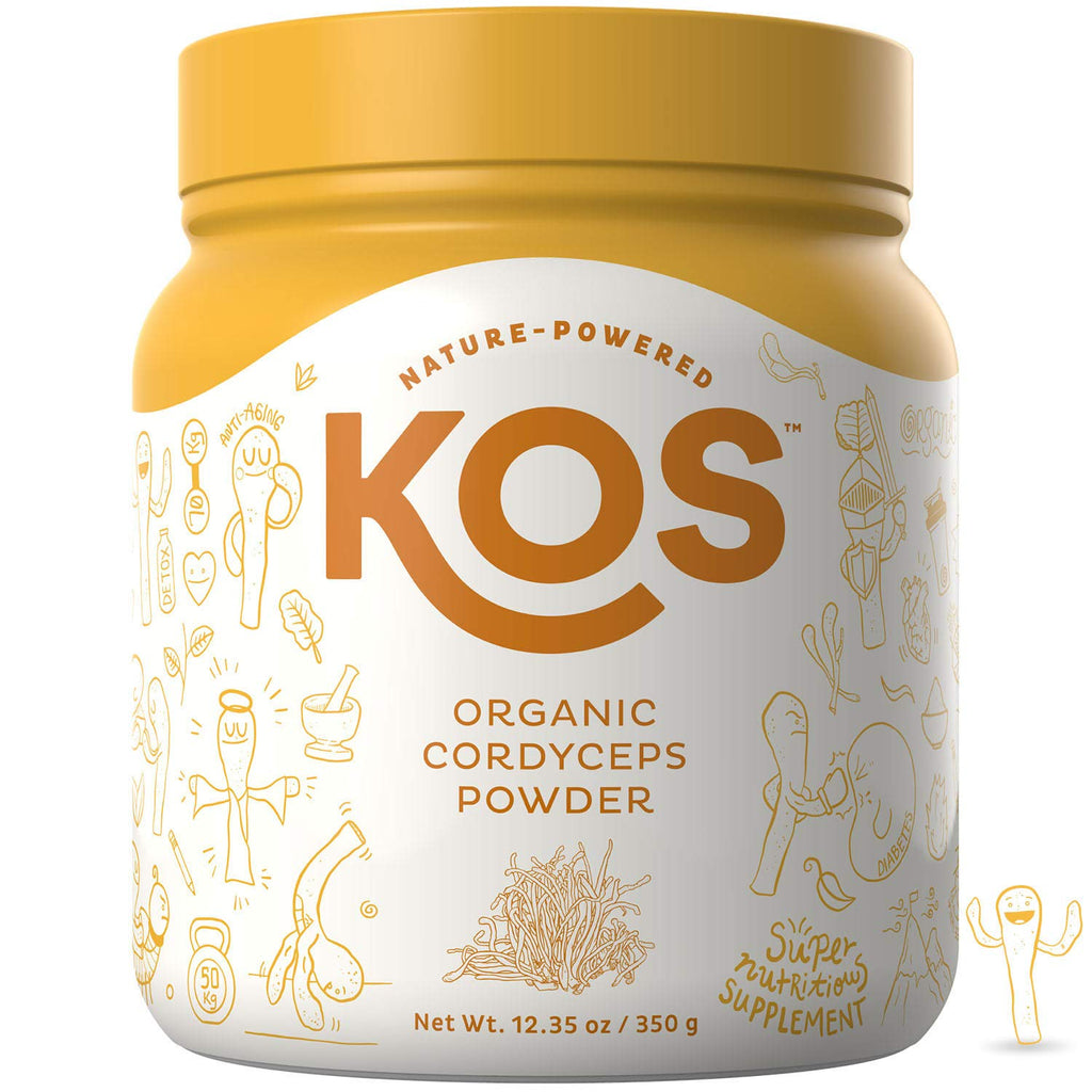 KOS organic cordyceps powder for energy