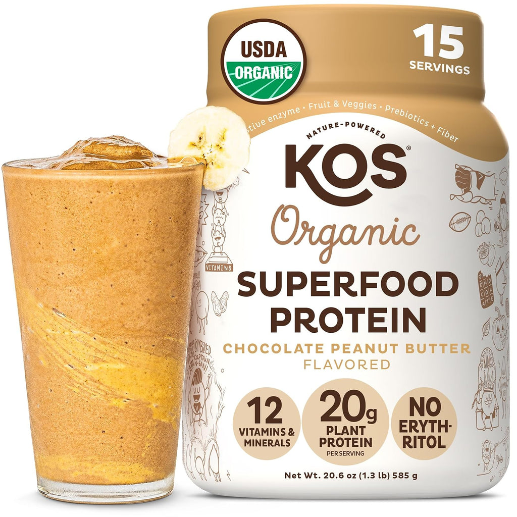 KOS plant based protein powder