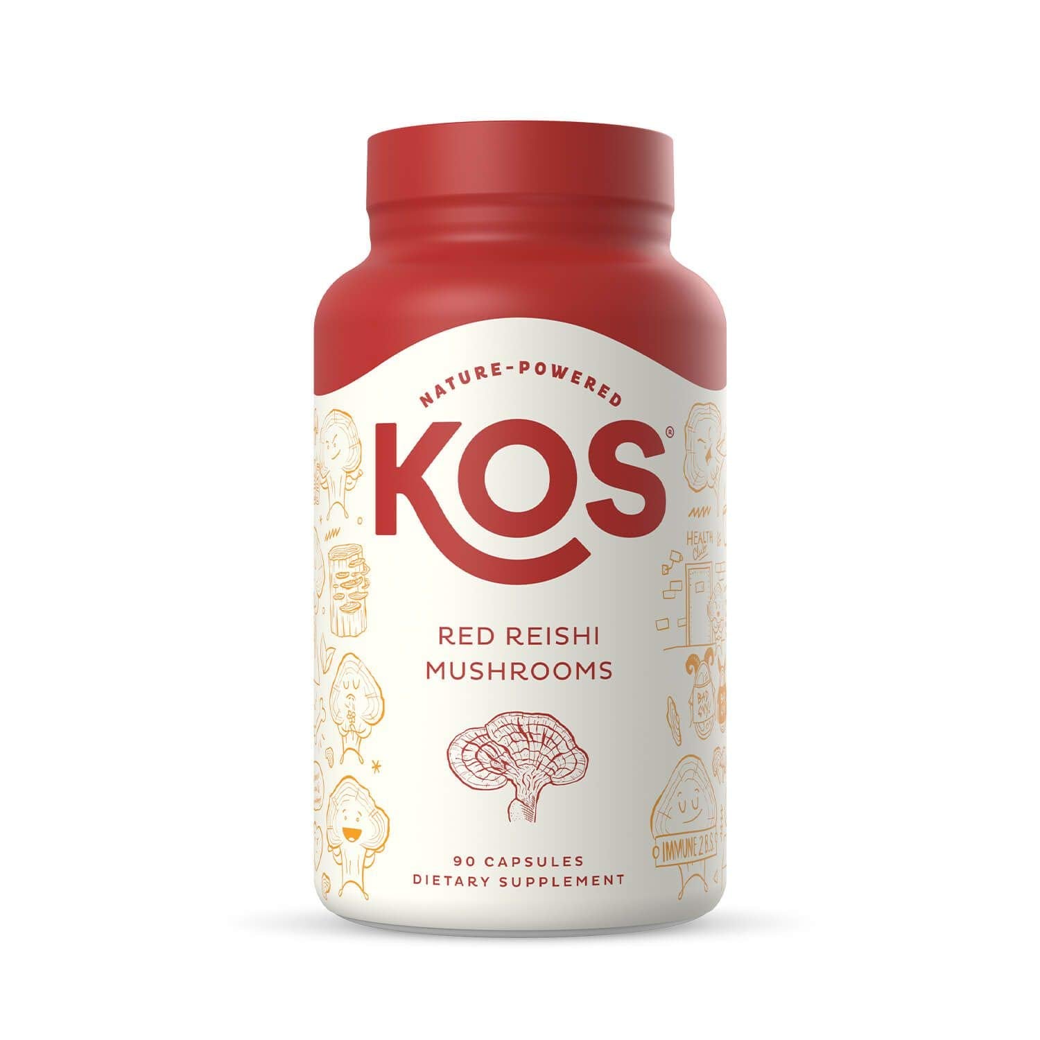 KOS Red Reishi mushroom immune support