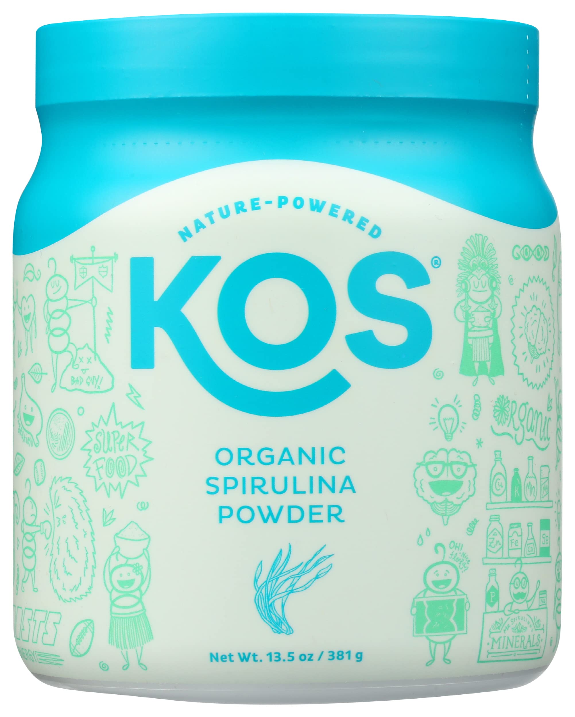 KOS spirulina powder for smoothies