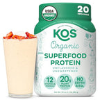 KOS vegan protein powder benefits