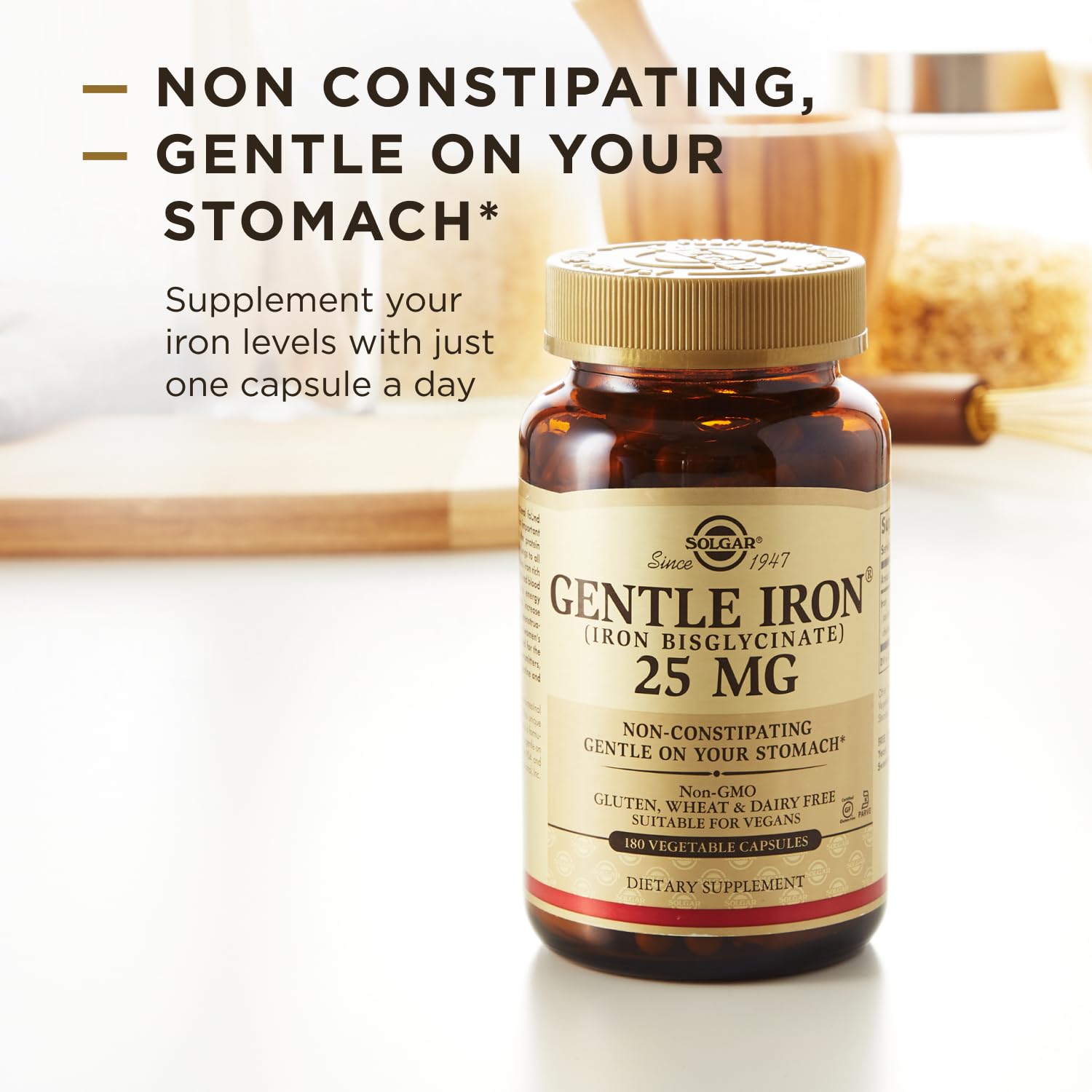 Kosher certified iron supplement
