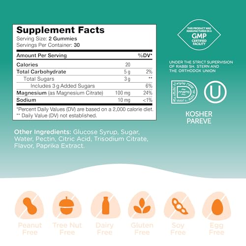 kosher certified magnesium gummies