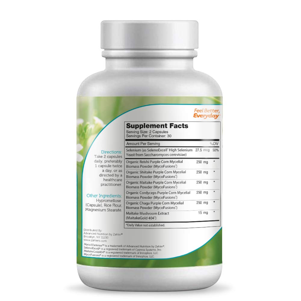 Kosher certified mushroom capsules