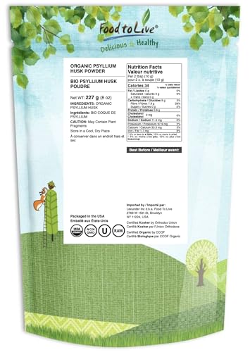 kosher certified psyllium fiber source