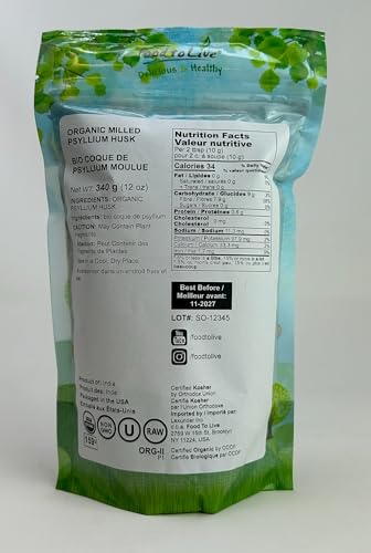 kosher certified psyllium husk powder