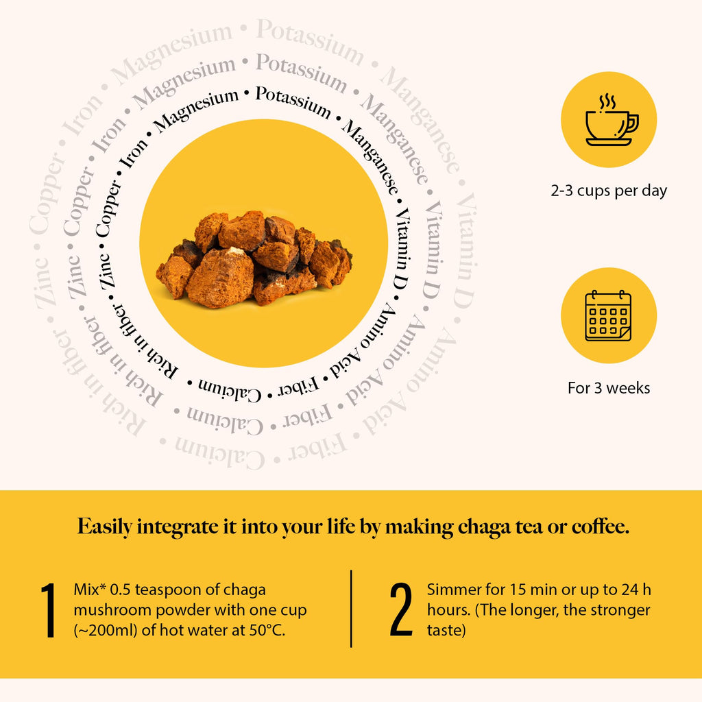kosher chaga mushrooms for health