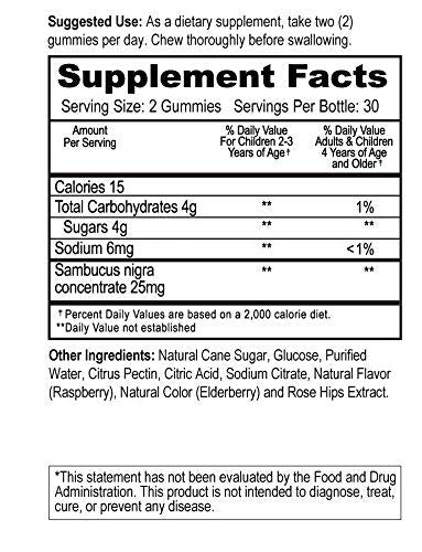 kosher elderberry gummies for children