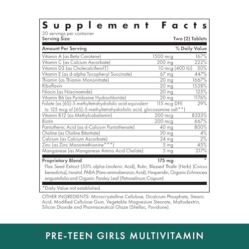 Kosher multivitamin for young girls