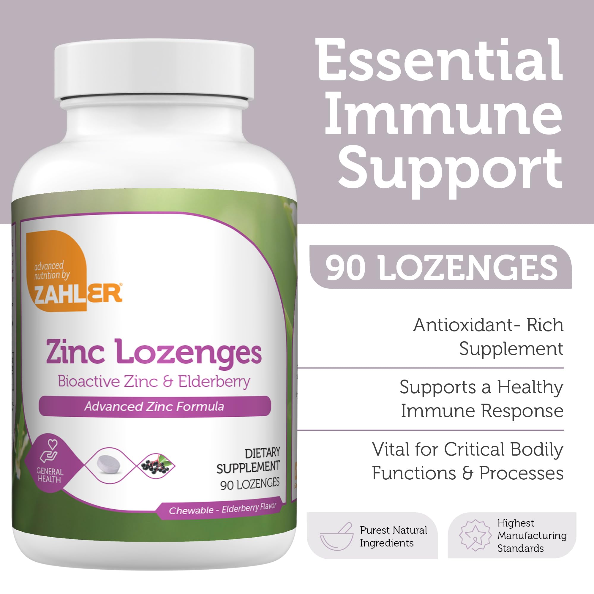 kosher zinc lozenges made in Canada