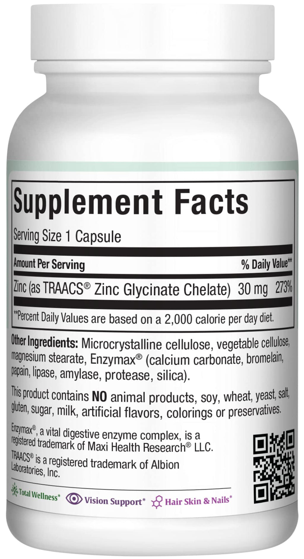 kosher zinc supplements 100 count