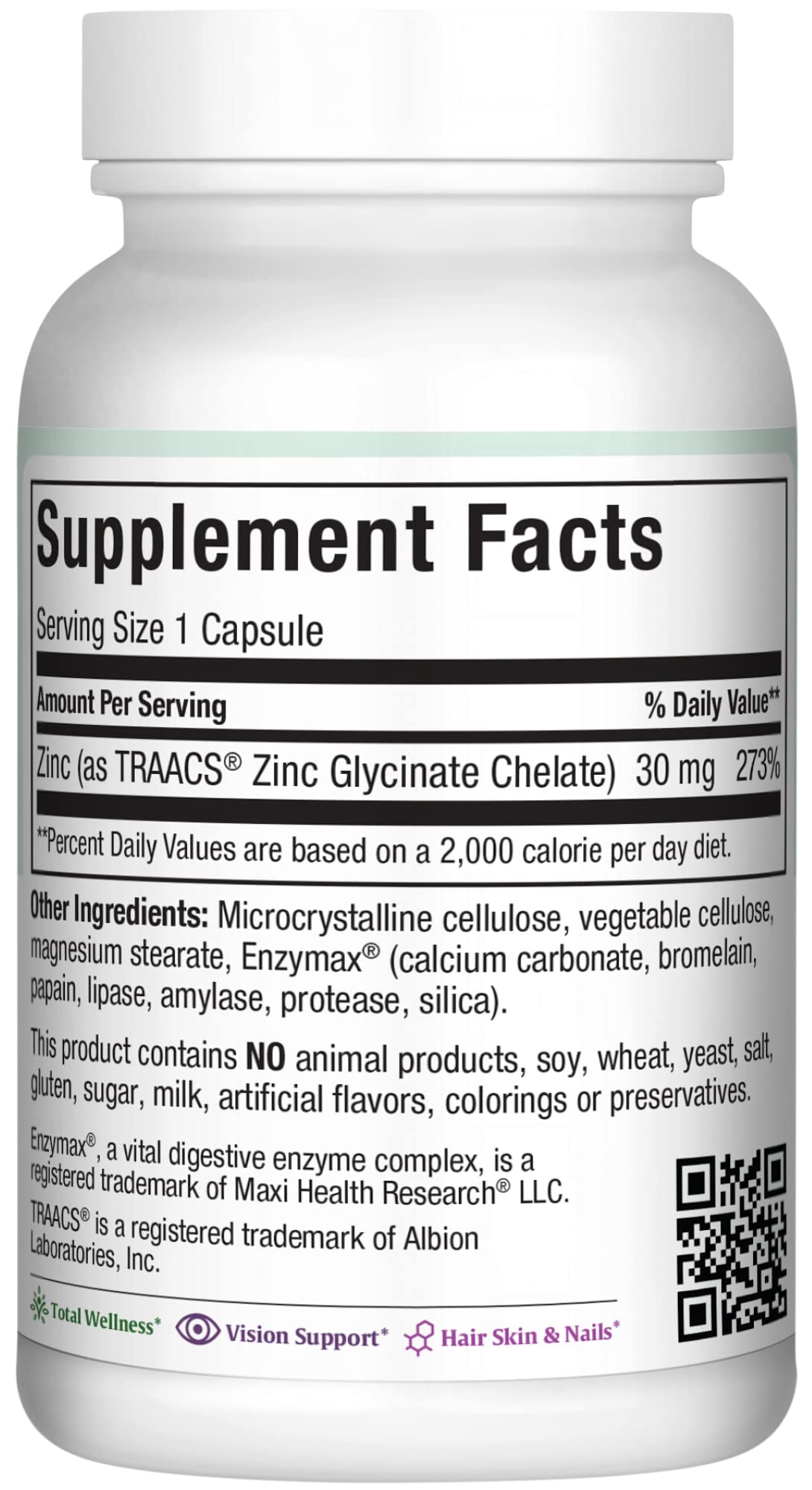 kosher zinc supplements 100 count