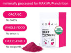 KOYAH beet powder for energy boost