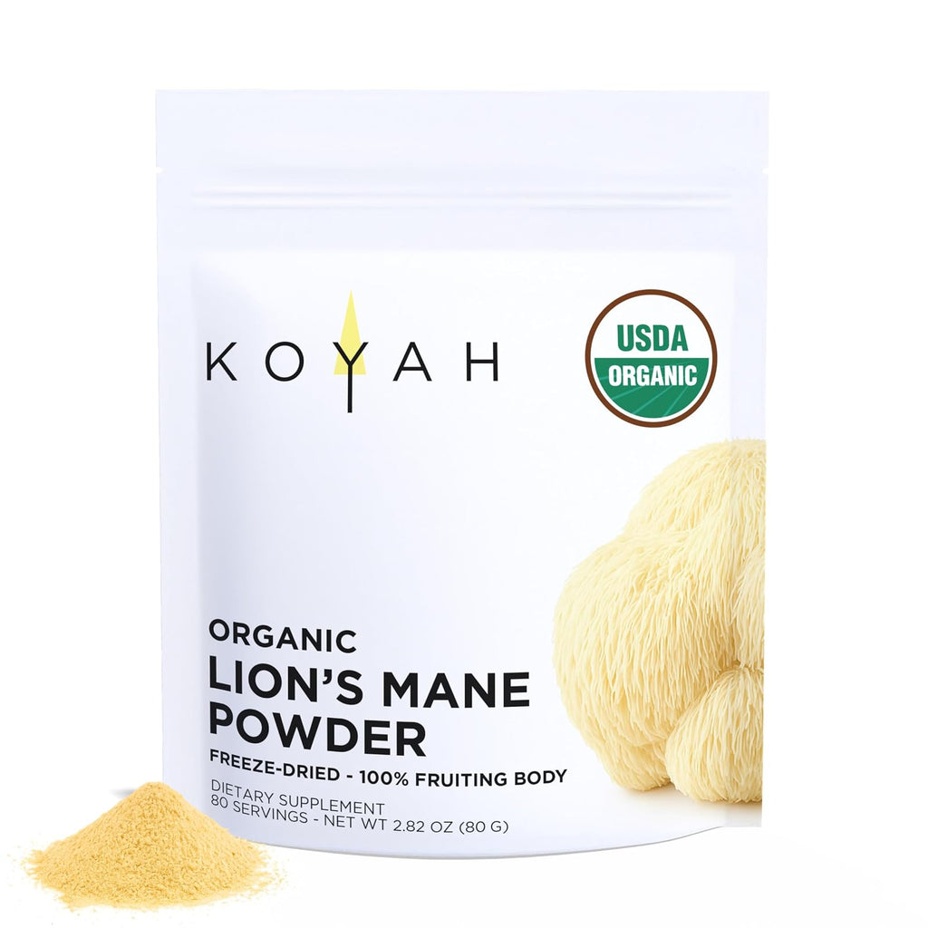 KOYAH Lion's Mane mushroom powder benefits