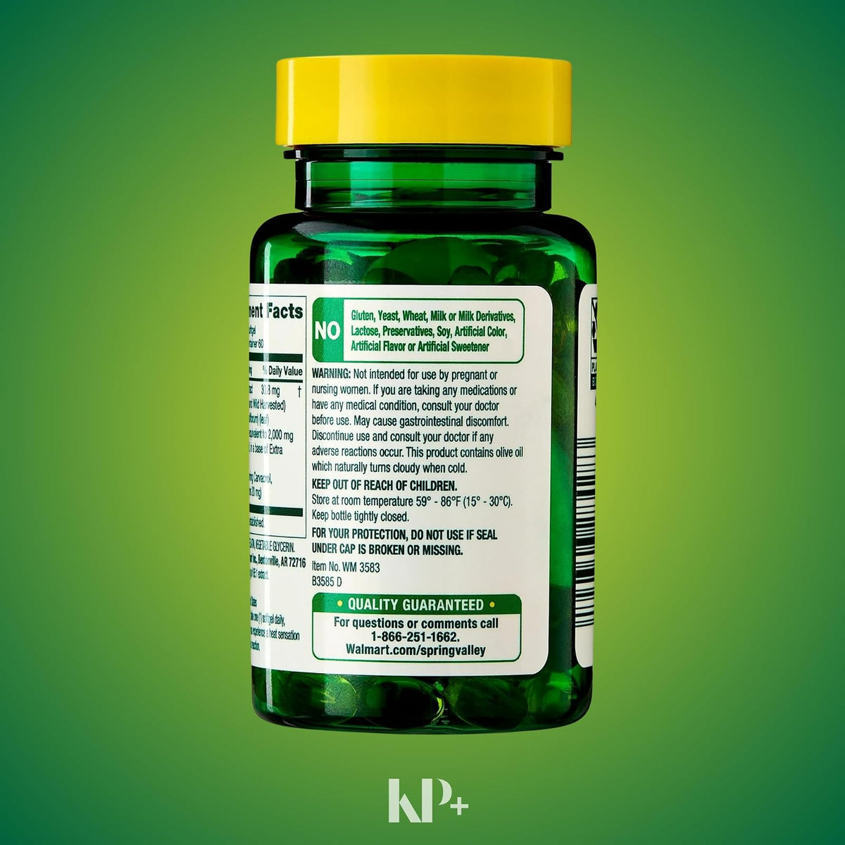 KP+ oil of oregano for wellness