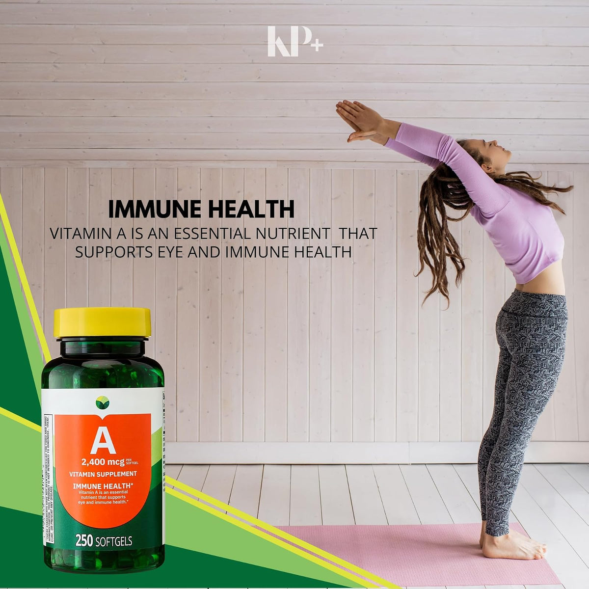 KP+ Vitamin A 2400 mcg for vitality