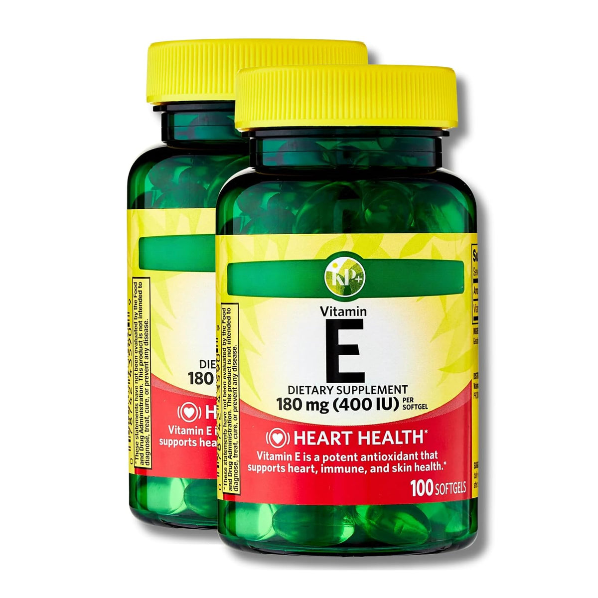 KP+ Vitamin E softgels for skin health