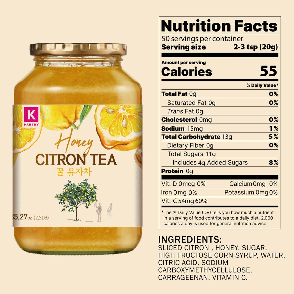 KPANTRY Yuja tea for immune support