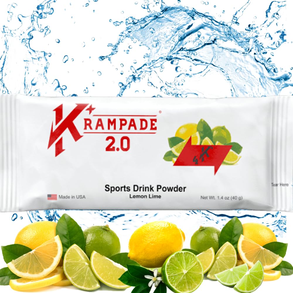 Krampade electrolyte powder for cramp relief