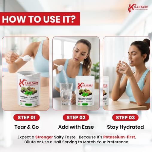 Krampade electrolytes for daily hydration
