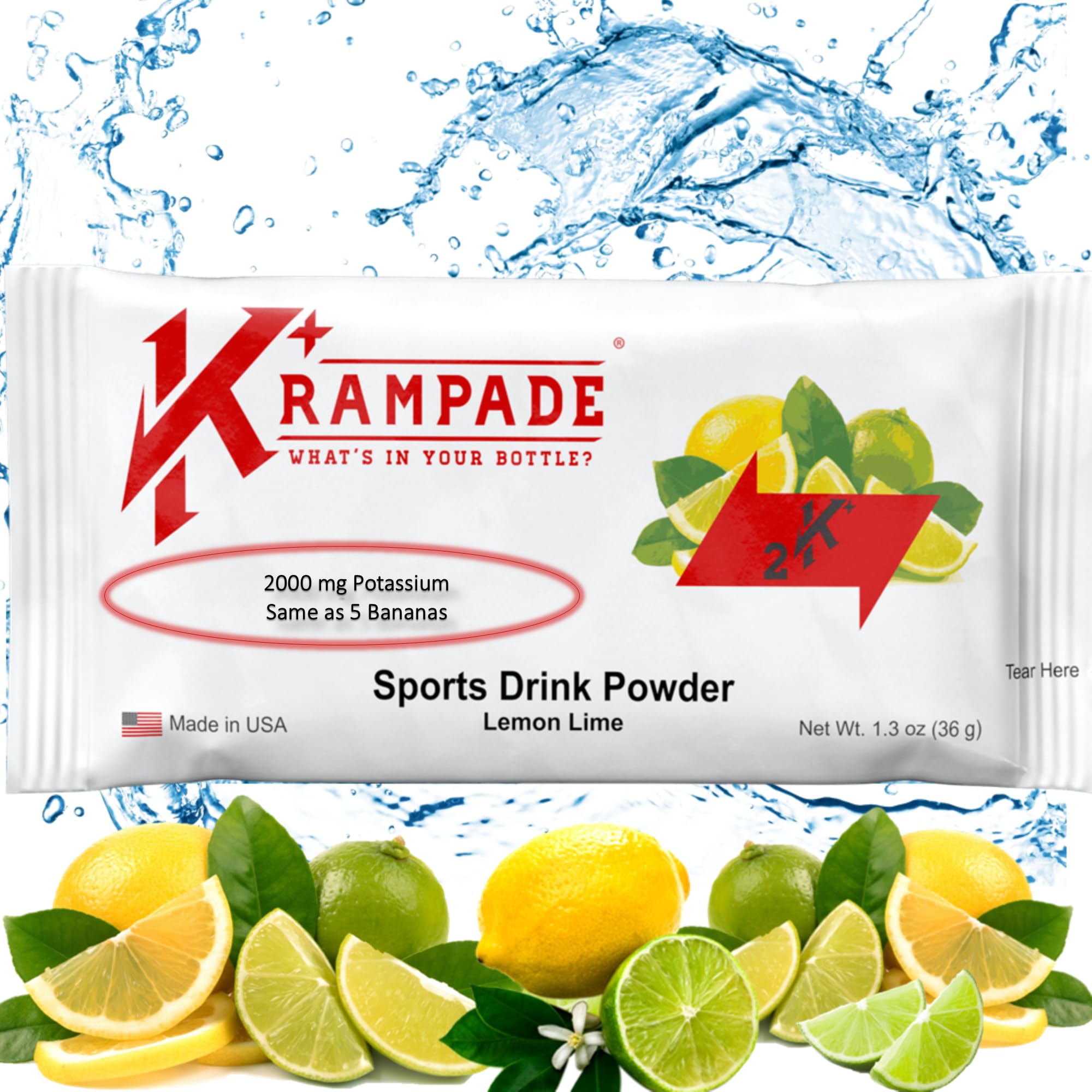 Krampade Original electrolyte drink powder