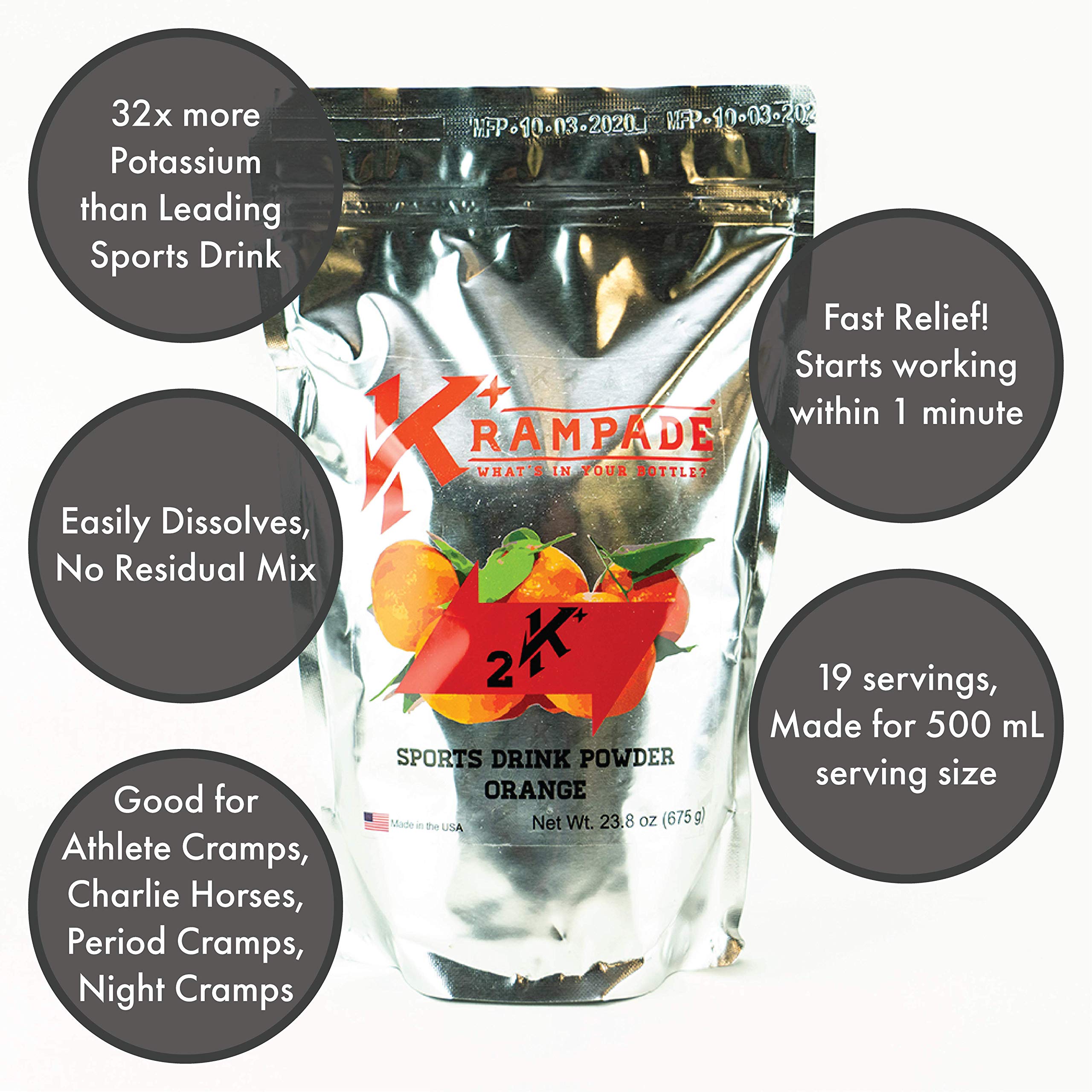 Krampade potassium for cramp prevention