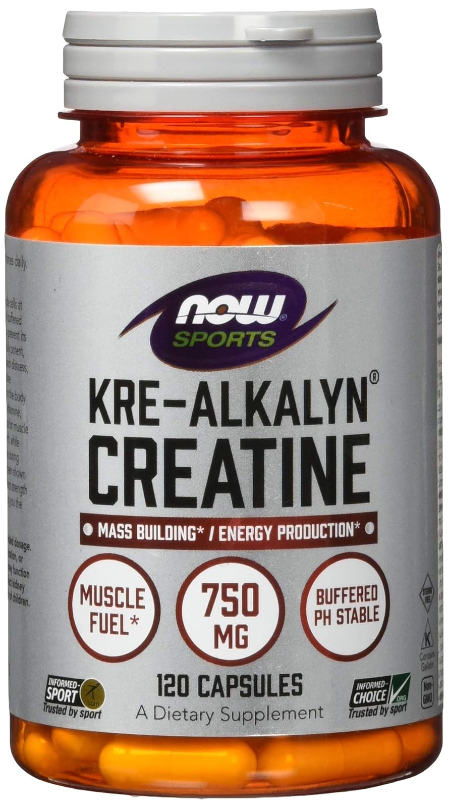 Kre-Alkalyn creatine capsules for energy