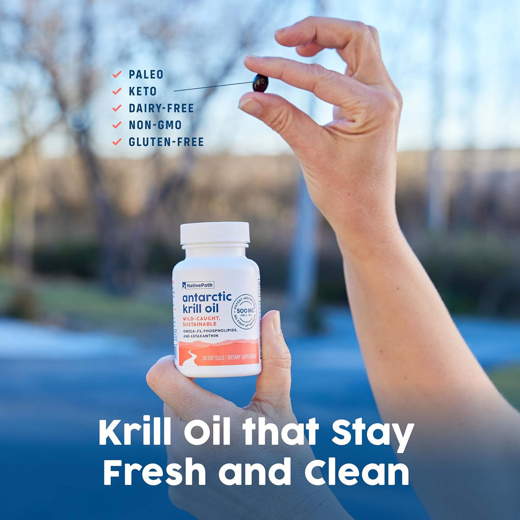 Krill oil for joint support