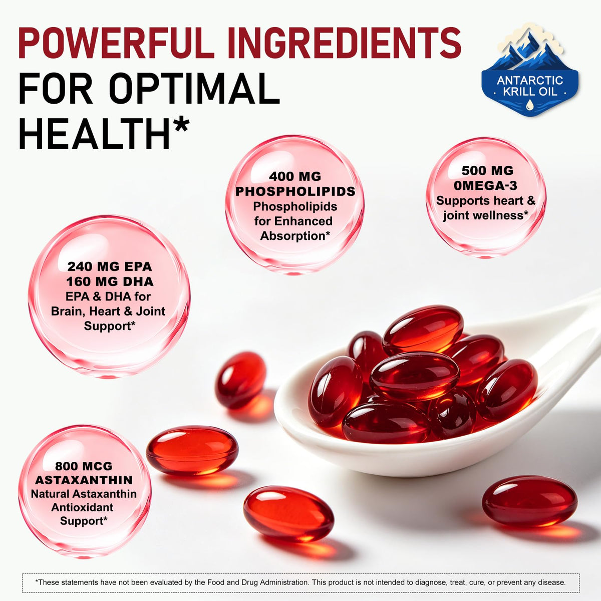 Krill oil for joint support