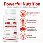 krill oil softgels for brain support