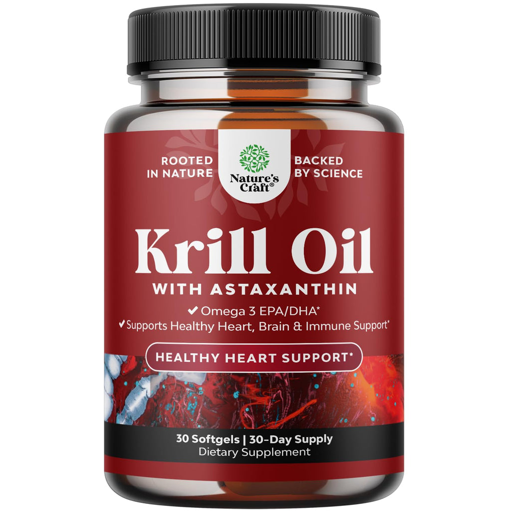 krill oil softgels for heart health
