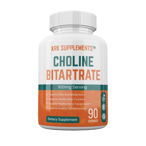 KRK Choline Bitartrate 900 mg capsules